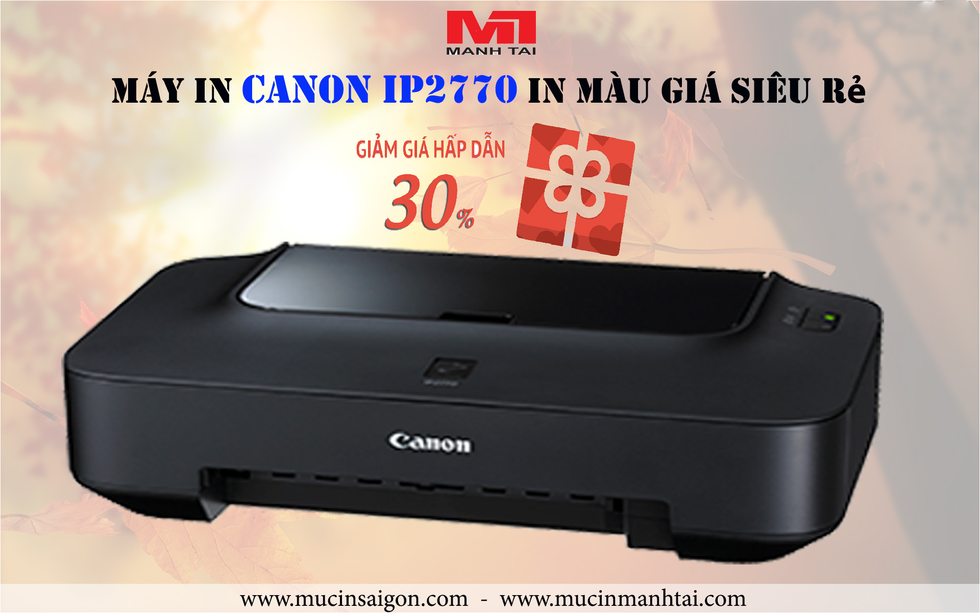 Máy In Màu Canon IP2770 Giá Rẻ Tại TPHCM - Mực in Mạnh Tài